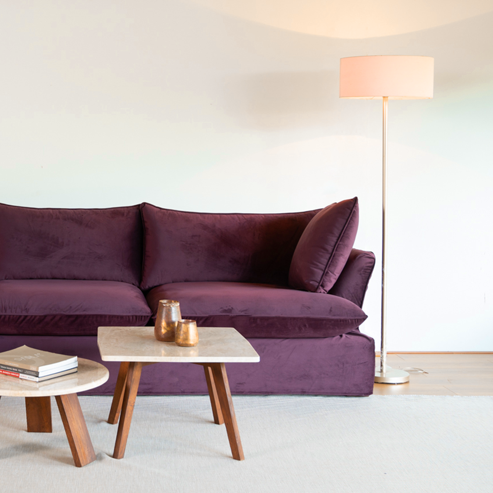 Sink into the depths of the ultra-comfy Maya sofa that is beautifully ...